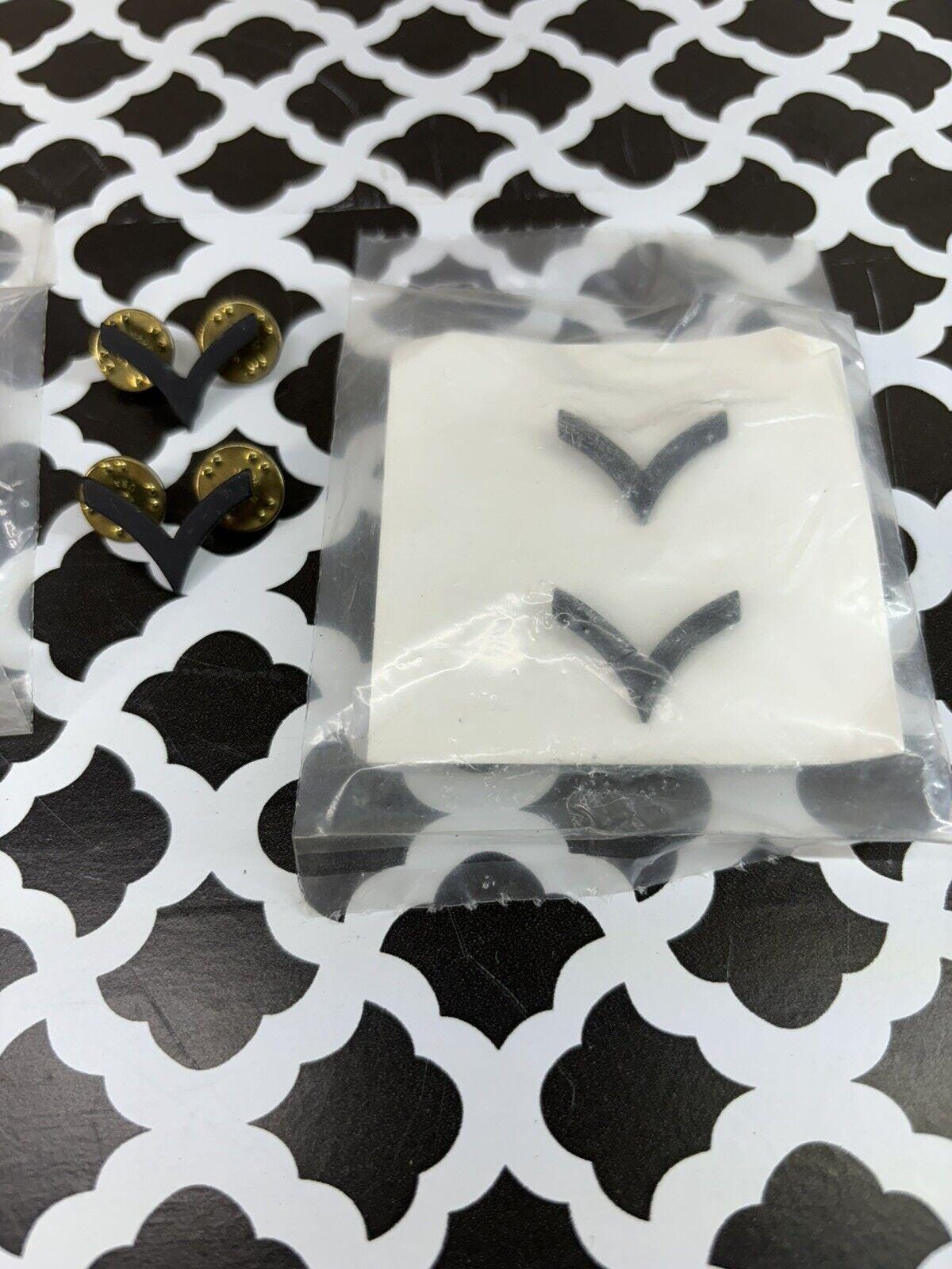 US Marine Corps USMC Private First Class Rank Insignia 3 PAIR Vintage ...