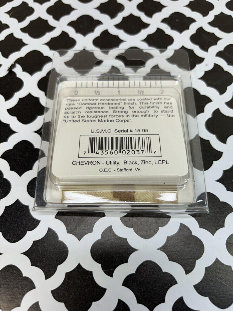 USMC Officers Equipment Company Lance Corporal Chevrons - Etsy