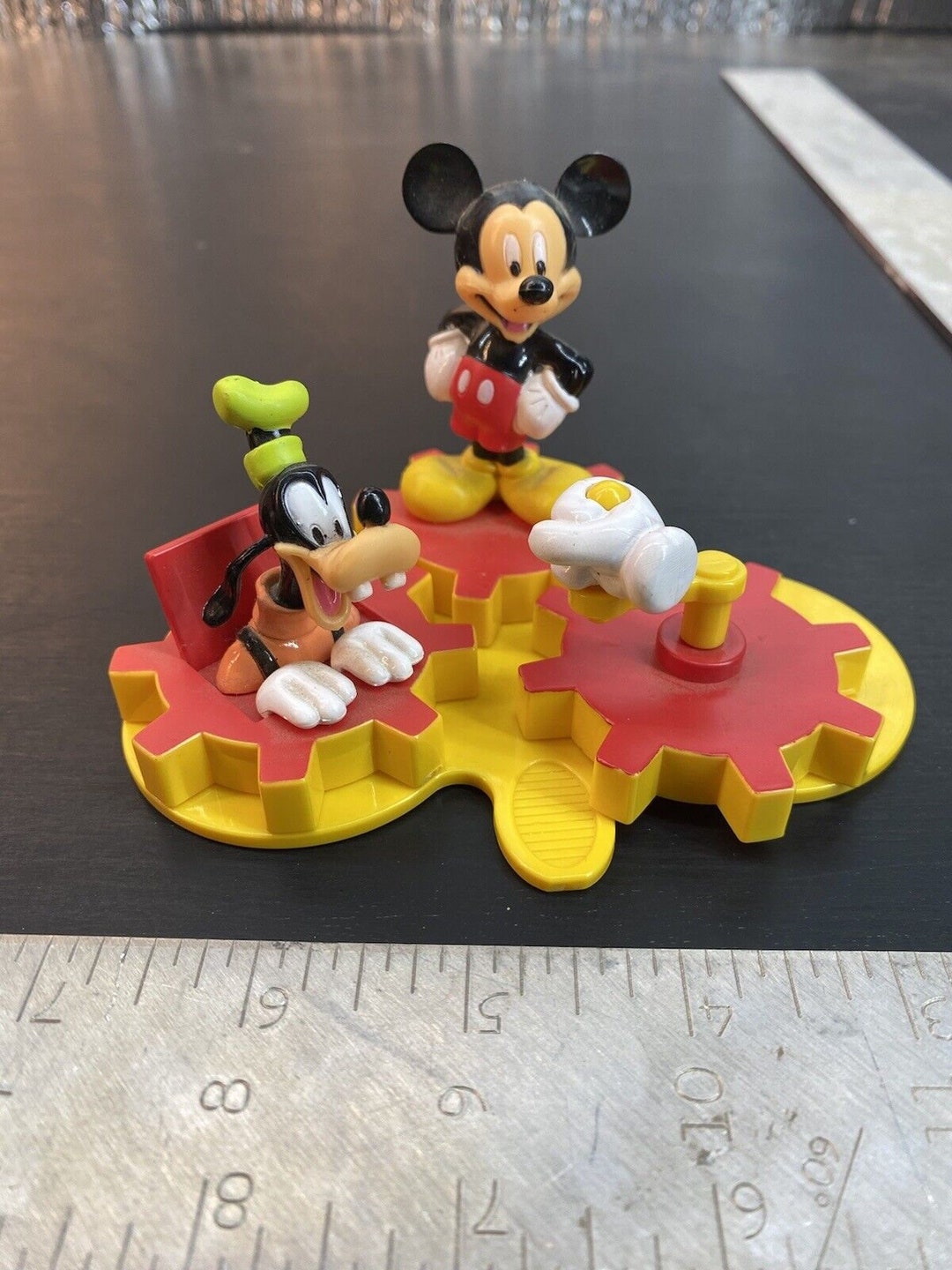 Decopac Mickey Goofy Clubhouse Cake Topper 4pc Set Moving Parts 2007 - Etsy