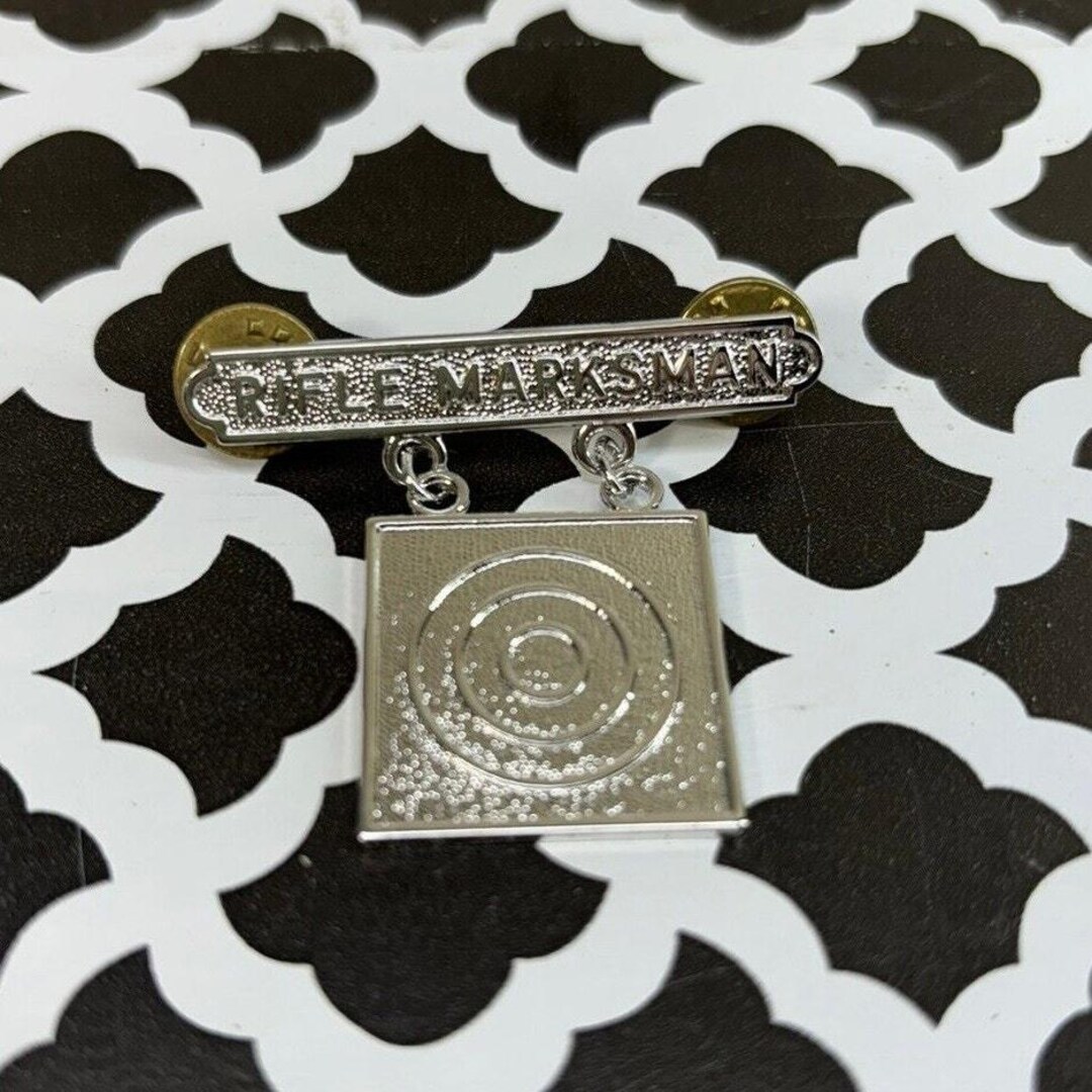 US ARMY Expert Shooting Badge Pistol MARKSMAN Qualification 10 - Etsy