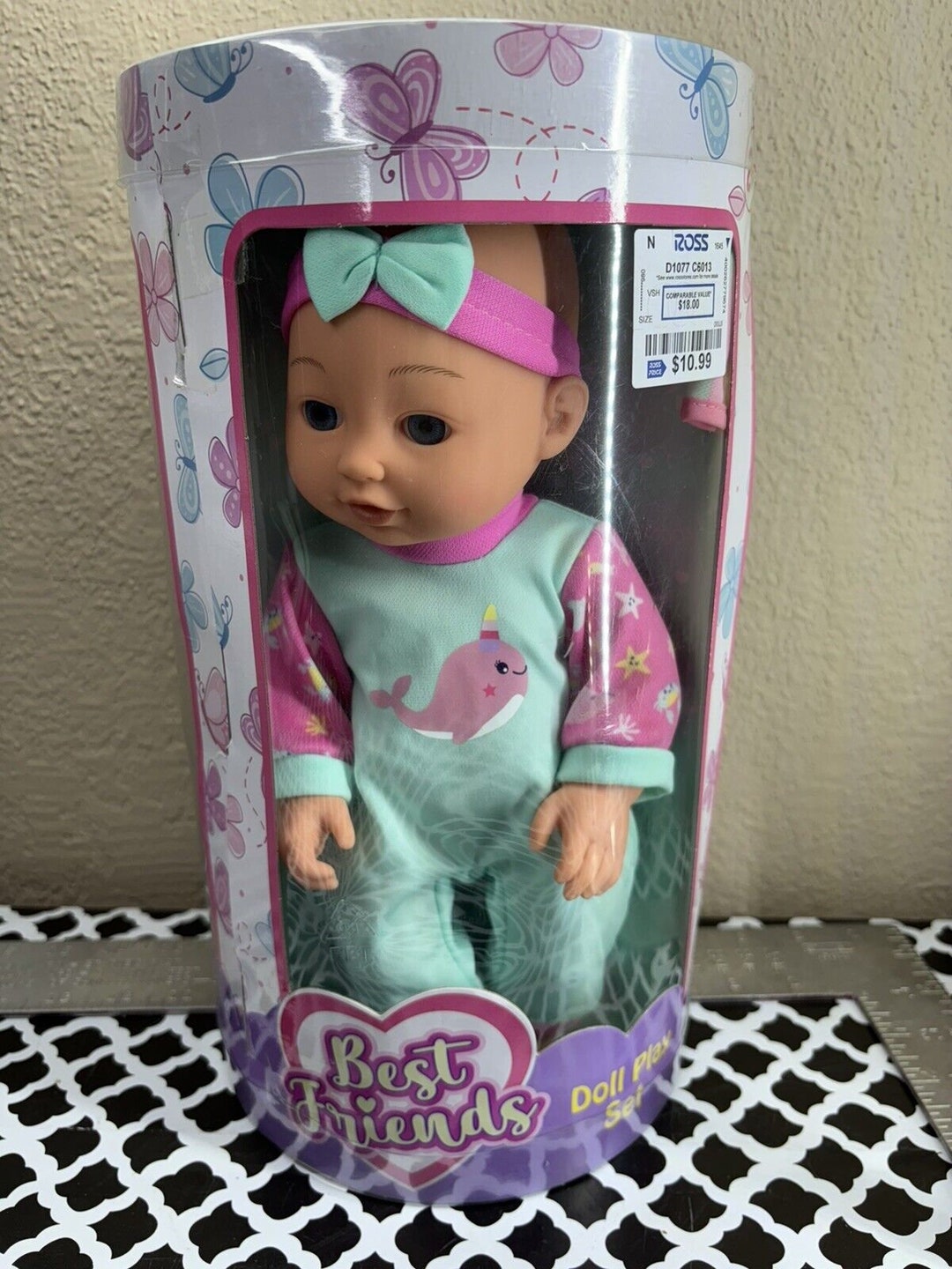 GIGO Baby Doll Play Set With Dishes & Clothes NIP - Etsy