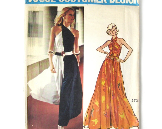 1972 Vintage Vogue Couturier Sewing Pattern Galitzine Mod - Etsy
