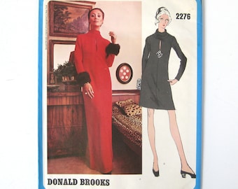 1960s Vintage Sewing Pattern / Vintage Vogue 6995 / Sheath Dress and ...
