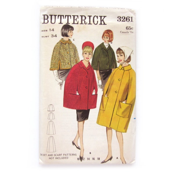 1960s Cape Pattern - Etsy