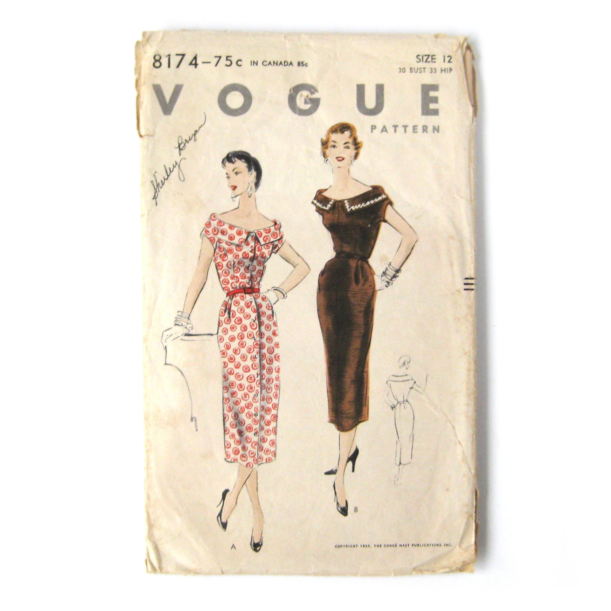 Ladies Pencil Dress Sewing Pattern Penelope Rebecca Page