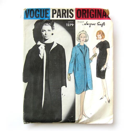 Vintage VOGUE Paris Original Jacques Griffe Pattern 1269 - Etsy UK