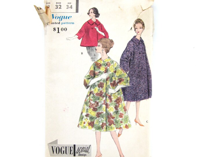 1950s Vintage Sewing Pattern, Vogue 4971, Vogue Special Design, Double ...