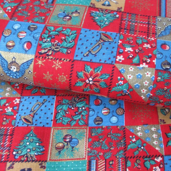 Vintage Christmas Fabric - Etsy
