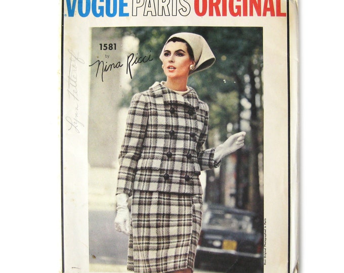 1960s Vogue Paris Original 2484, GIVENCHY Designer, Tunic, Pants and ...
