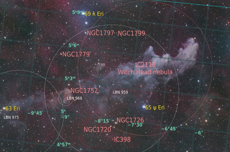 Witch Head Nebula Digital Download Astrophoto - Etsy