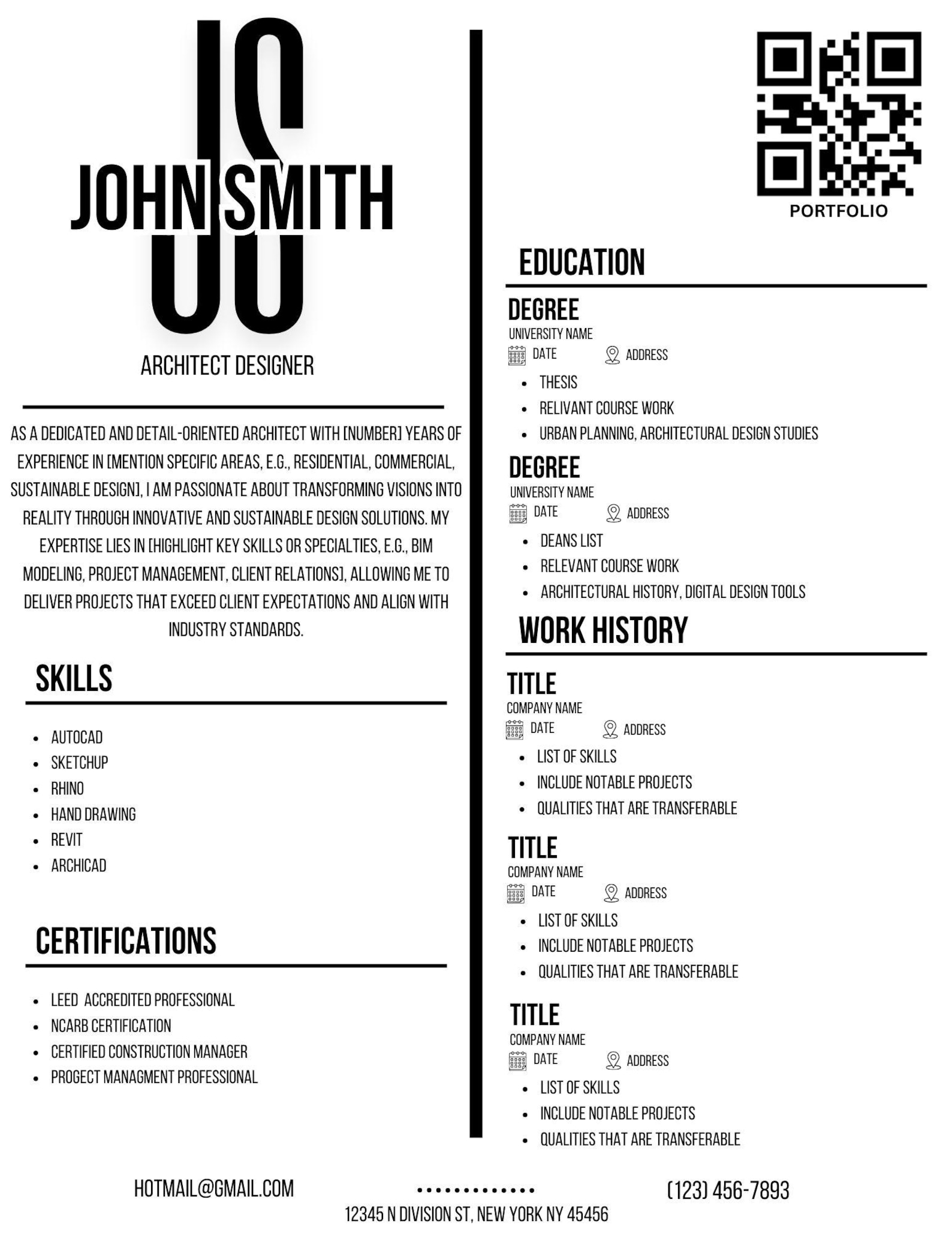 Resume and Cover Letter Template - Etsy