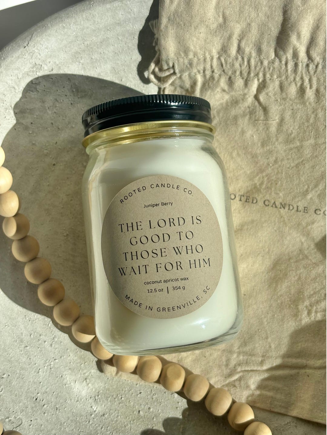 Christian Candles Juniper Berry Scented Candle the Lord is Good to ...