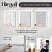 REGAL ESTATE, 1 Magnetic Mini Blinds for Metal Steel Doors, White ...