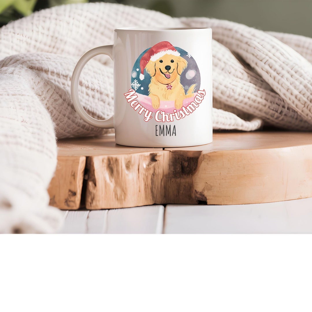 Dog Lovers Custom Mug, Golden Retriever Lovers Gift, Golden-retriever ...