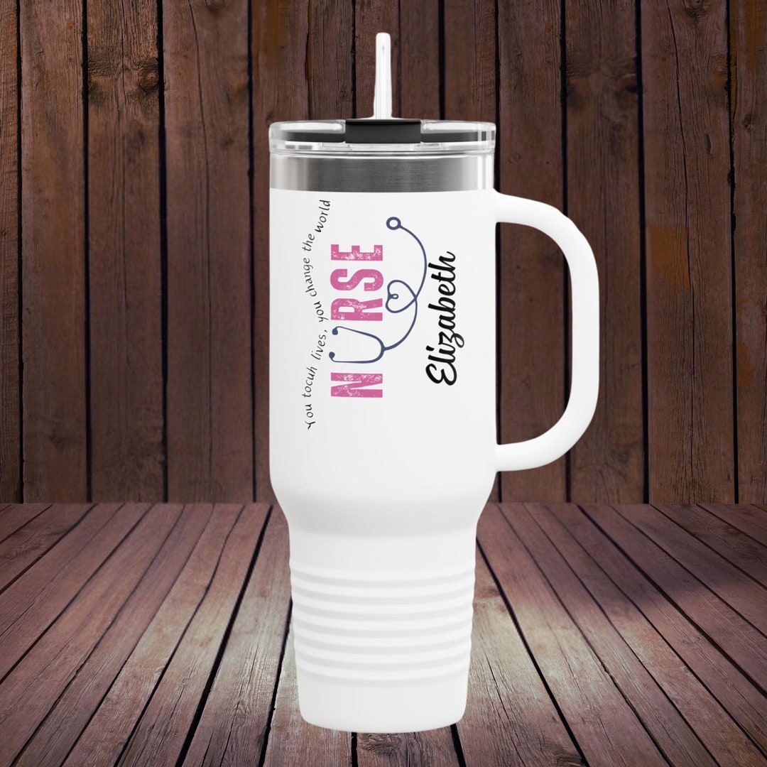 Personalized Nurse Tumbler, Custom Nurse Tumbler, Tumbler for RN ...