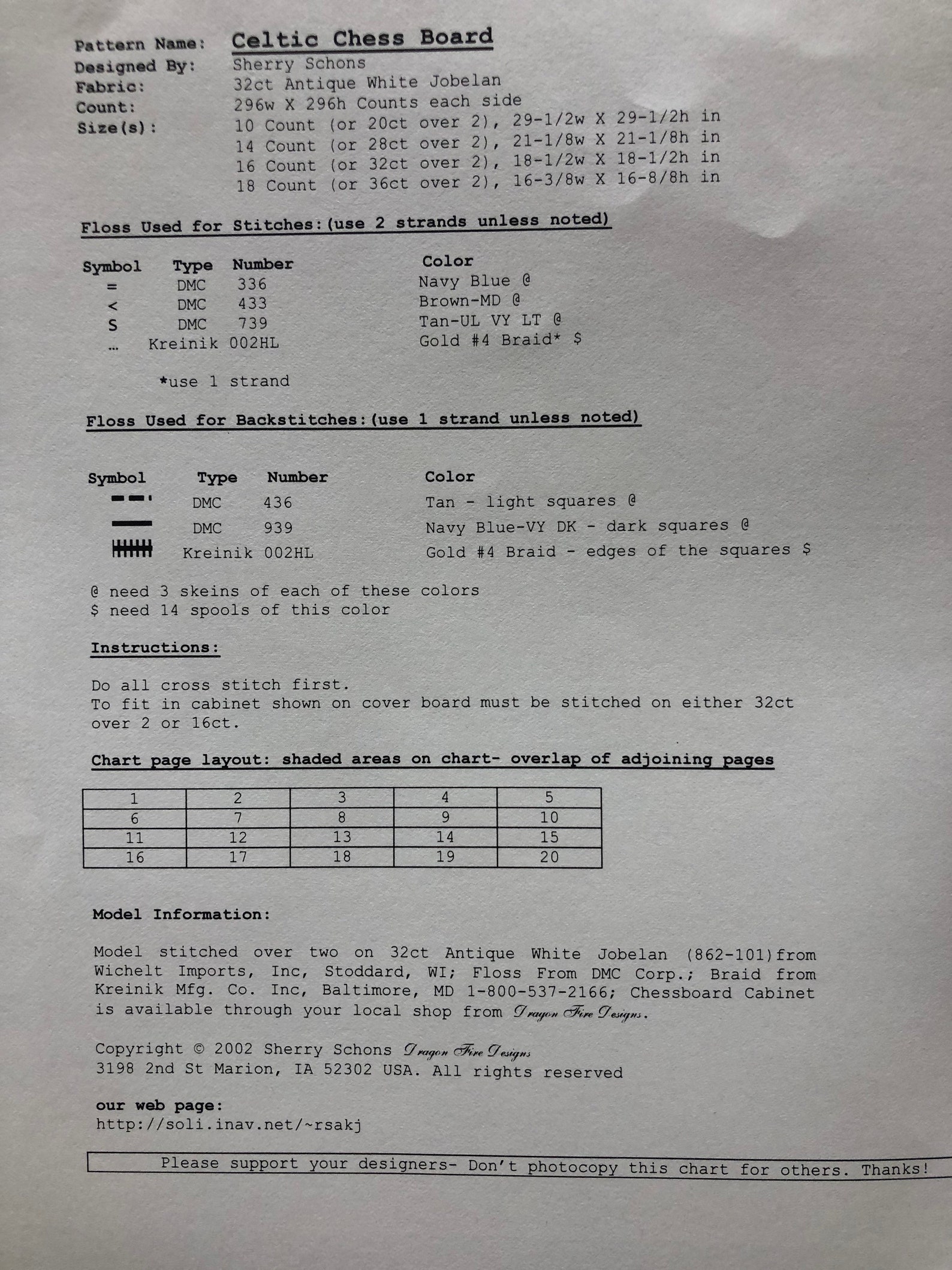 Autographed...dragon Fire Designs...celtic Chess - Etsy