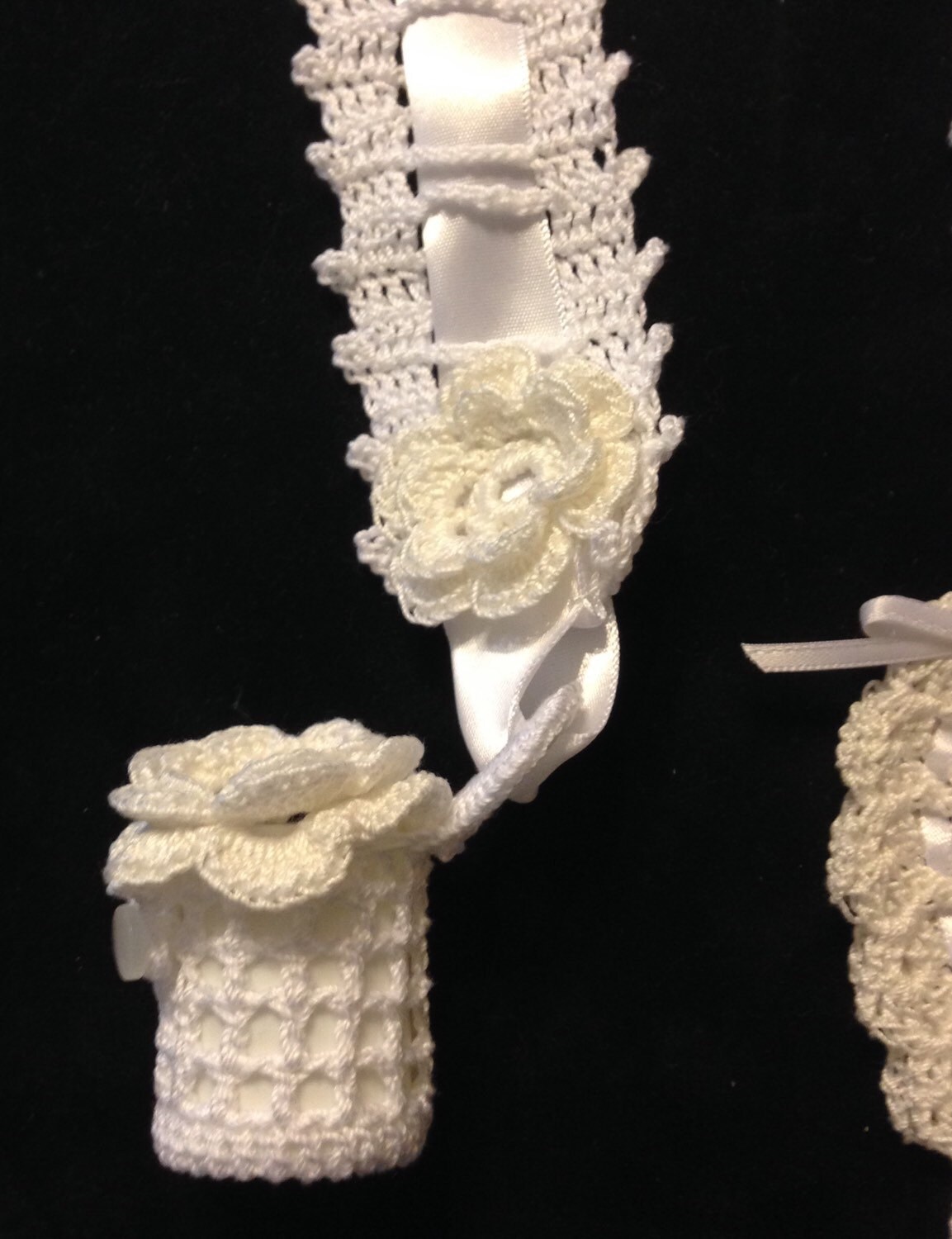 Chatelaine-crochet Thimble and Scissor Holder..victorian Style - Etsy