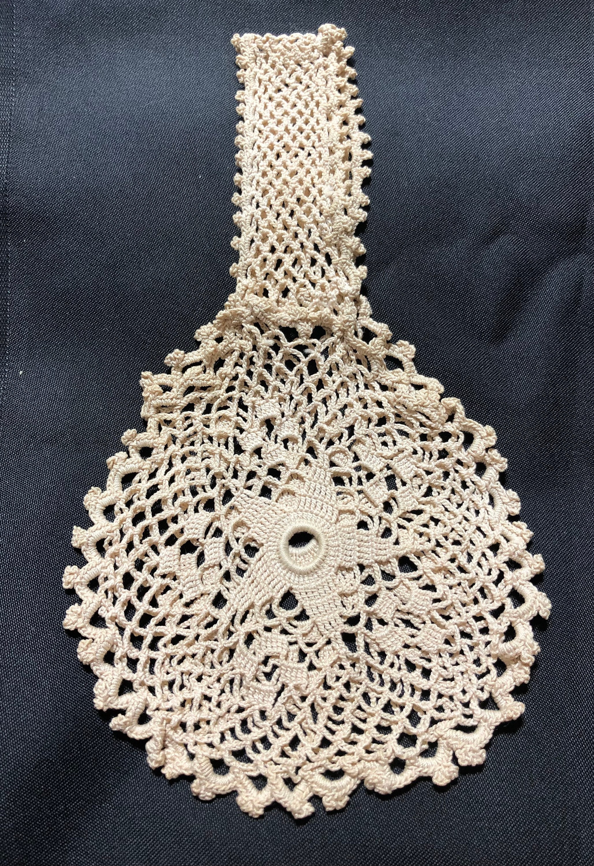 Victorian Crochet Wrist Thread Ball Holder ...crochet Thread Holder ...