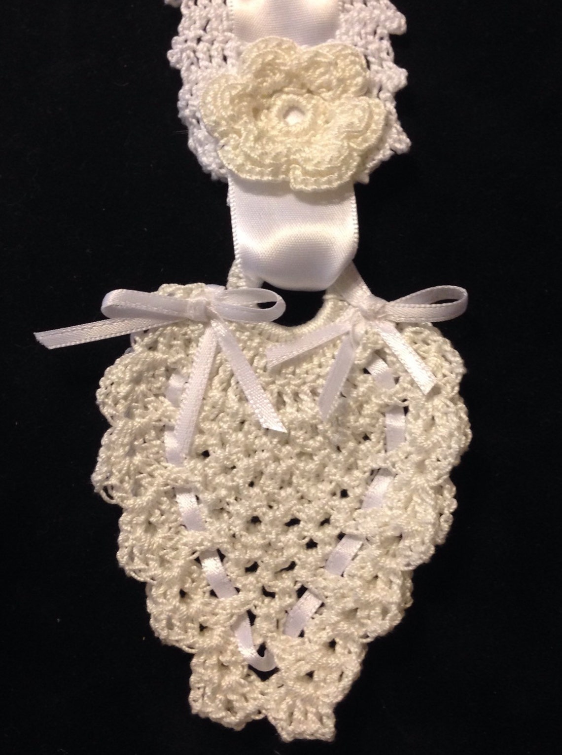 Chatelaine-crochet Thimble and Scissor Holder..victorian Style - Etsy