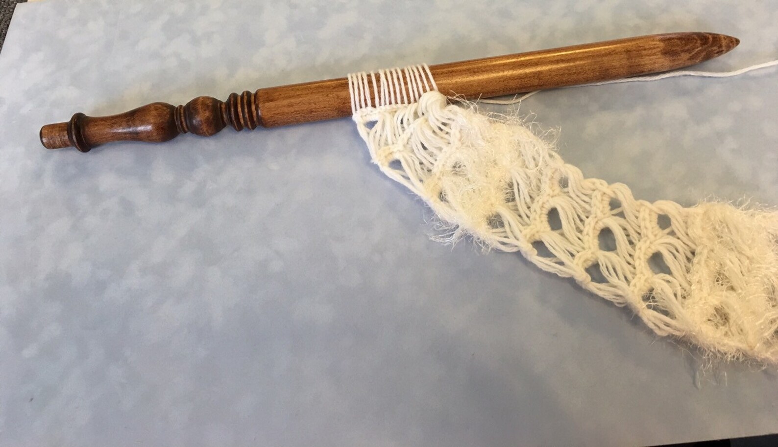 Broom Stick Lace Wood Needle...broom Stick Lace Tool...hand - Etsy