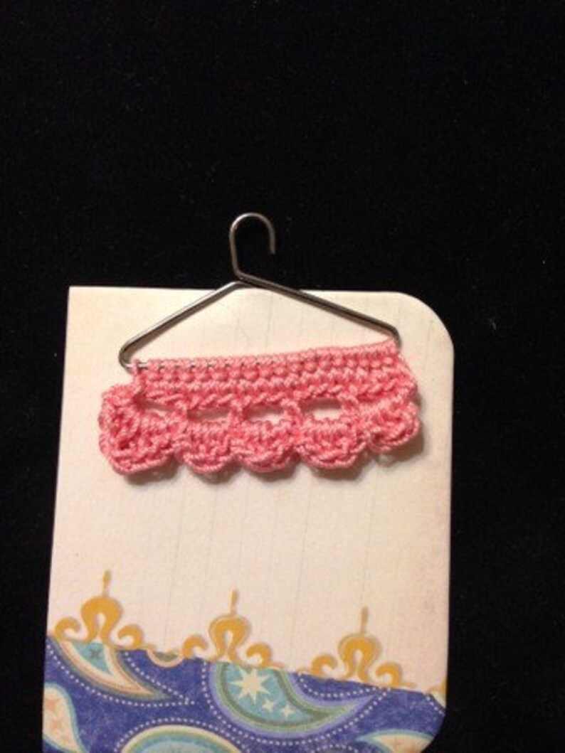 Crochet Paper Clip Hanger...paper Clip Crochet - Etsy