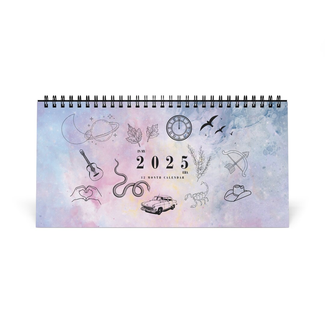 2025 Era Desktop Calendar, Taylor Swift Inspired, Swiftie Fan Inspired ...