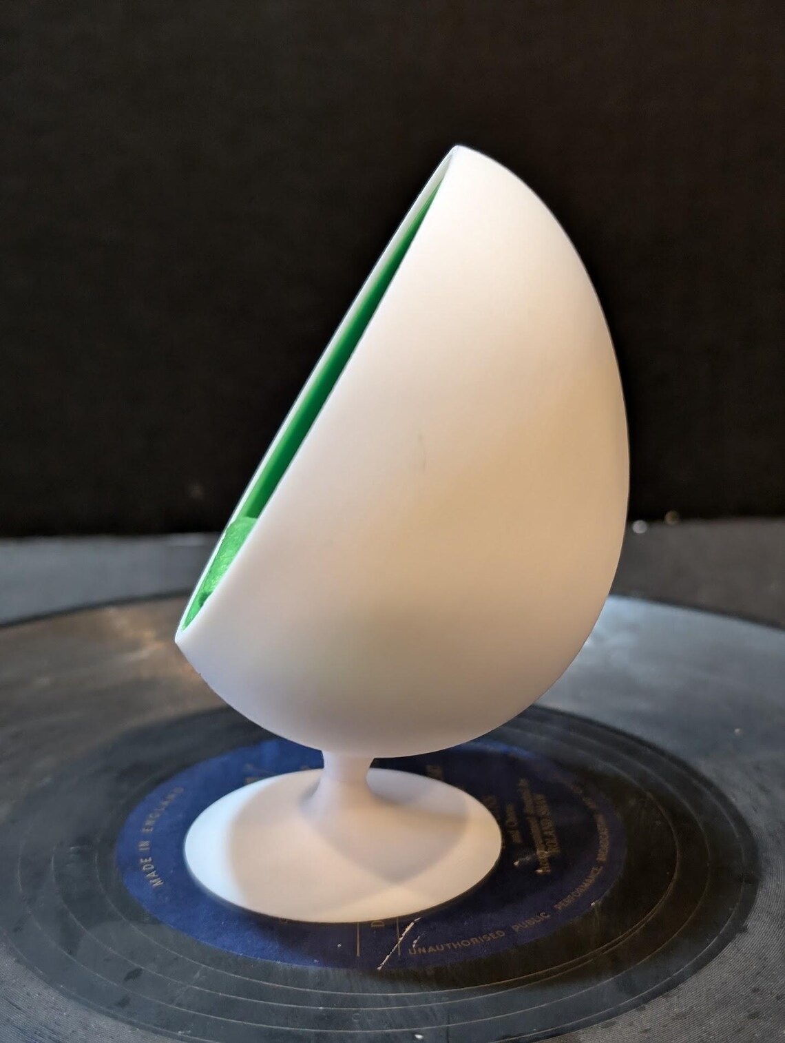 1:12 Scale Ovila Egg Chair Miniature Modern Accent Chair multiple ...