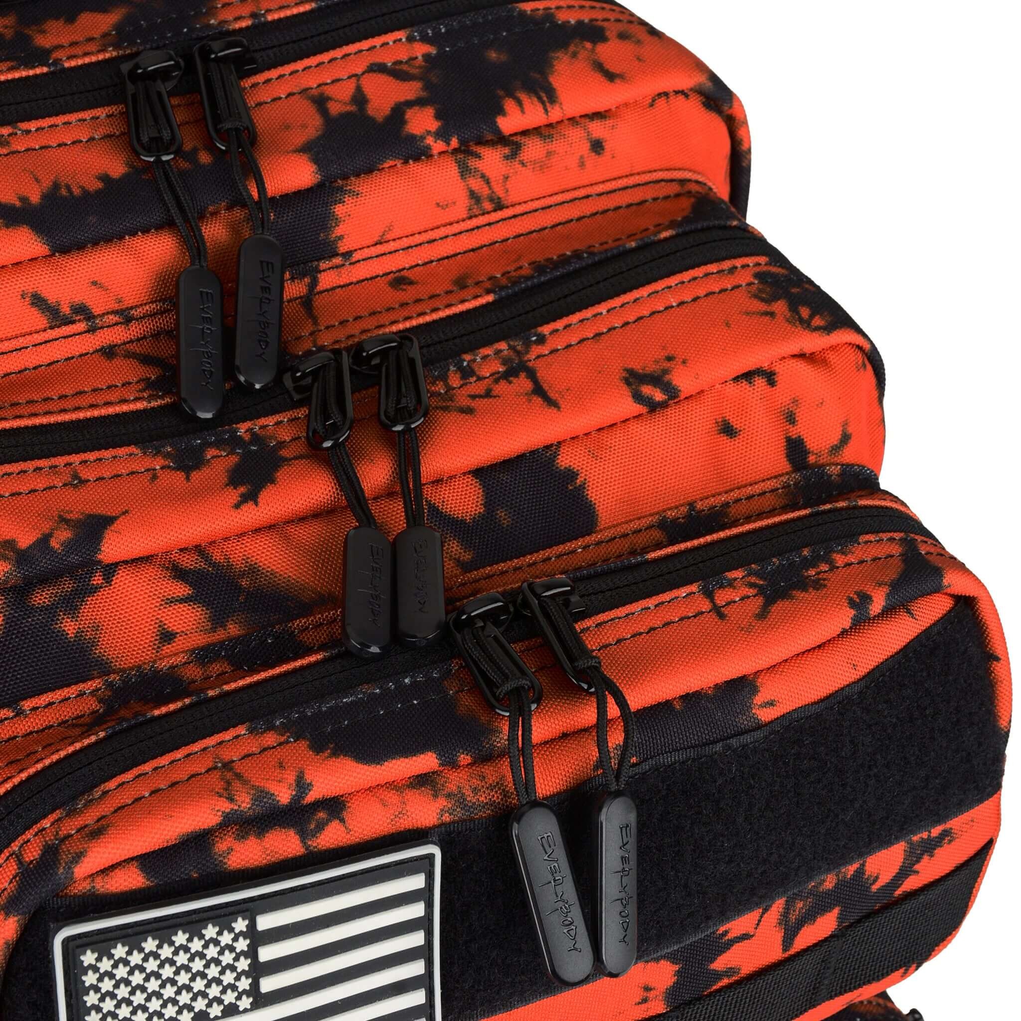 45L Red Marble Backpack W/cup Holder School Backpack Gym Sports Bag ...