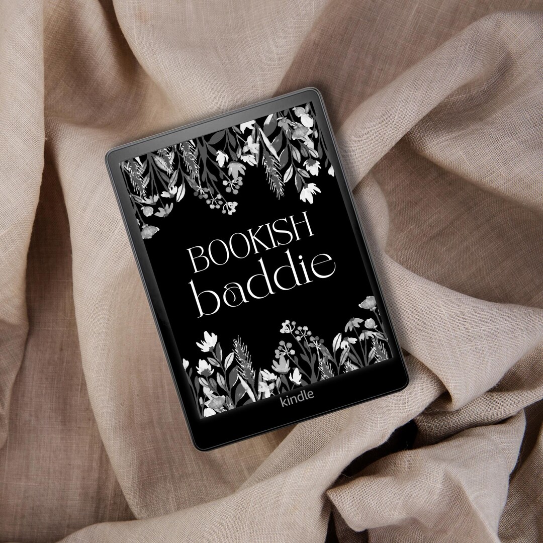 Bookish Baddie Kindle Lock Screen (digital Download) - Etsy