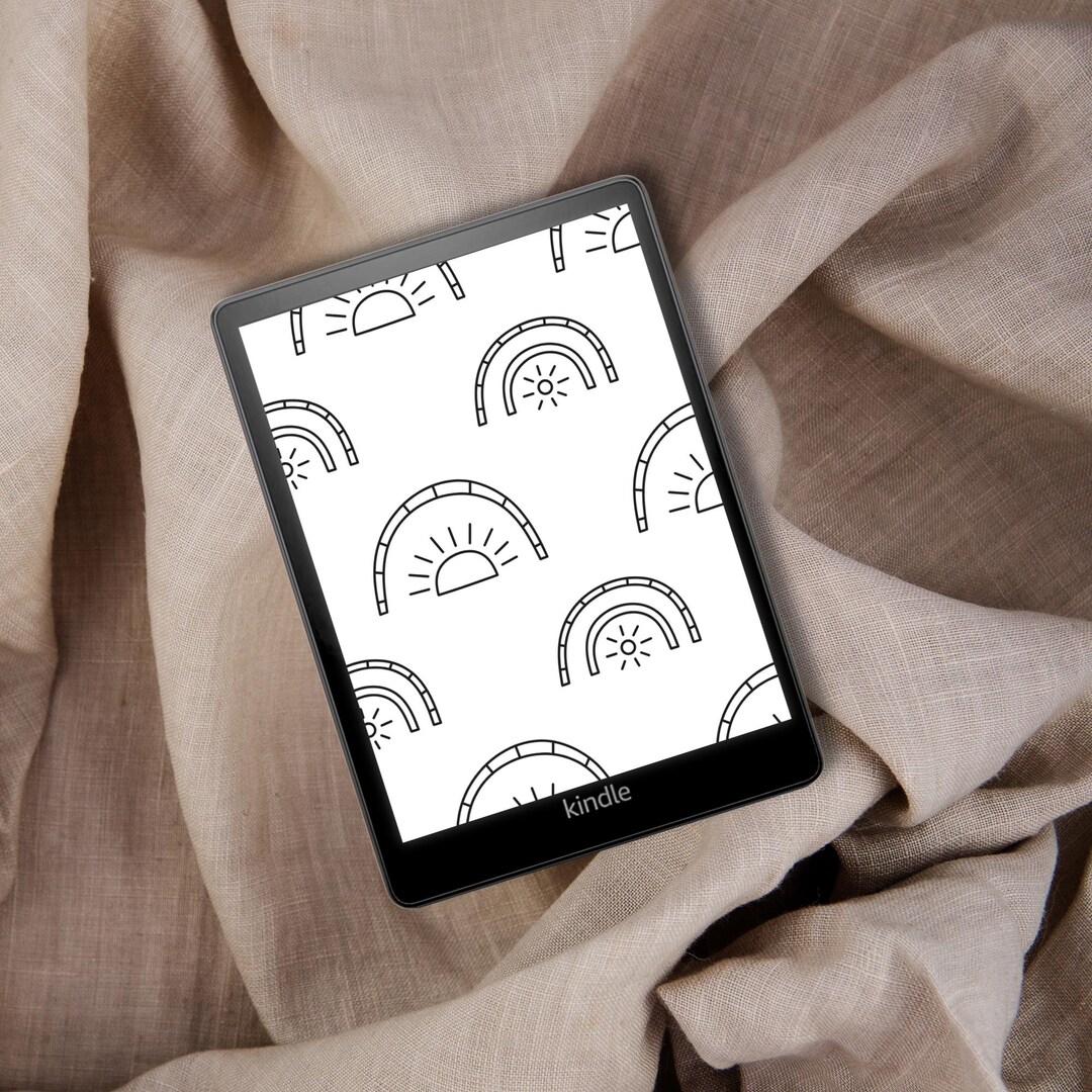 Boho Rainbow Kindle Lock Screen (digital Download) - Etsy