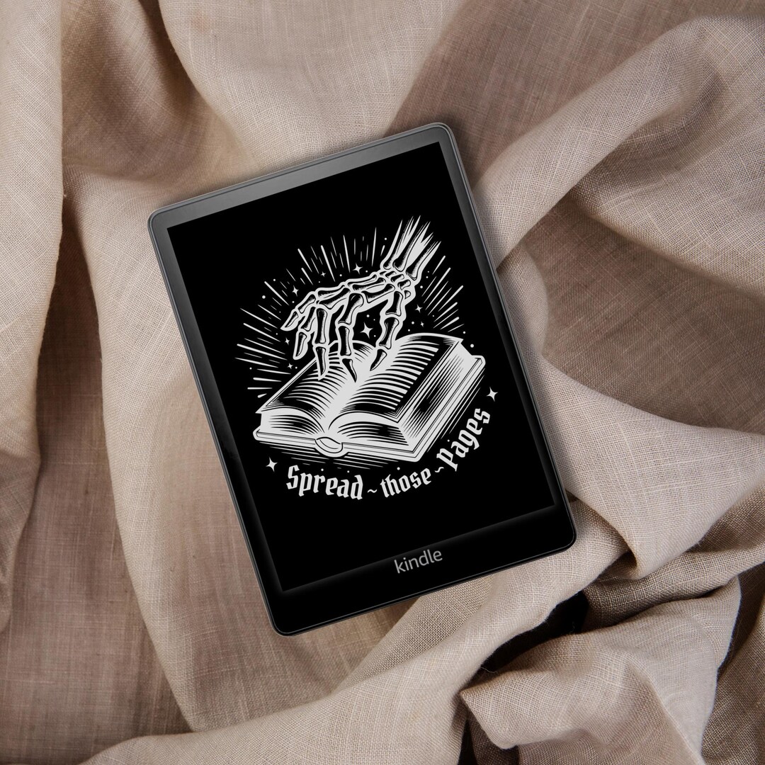 Skeleton Hand Kindle Lock Screen (digital Download) - Etsy