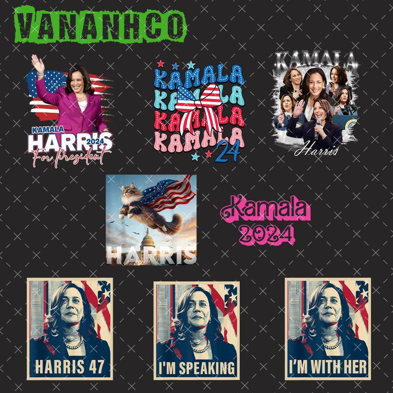 Madam President 2024 Bundle, Kamala 2024 Bundle, Harris 47 Bundle ...