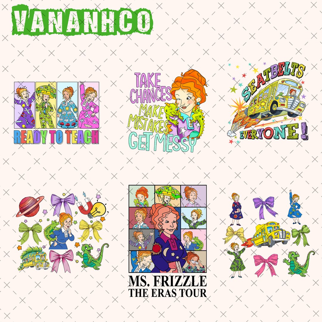 Teacher the Magic School Bus Bundle, Ms Frizzle Back to School Bundle ...