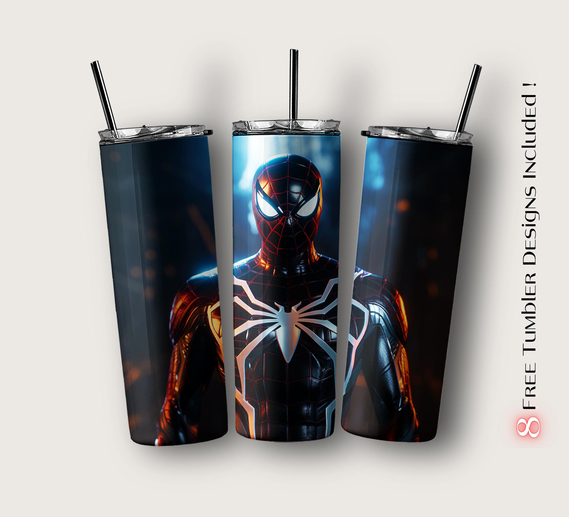 Spiderman Tumbler Wrap, Marvel Sublimation Design for Digital Download ...