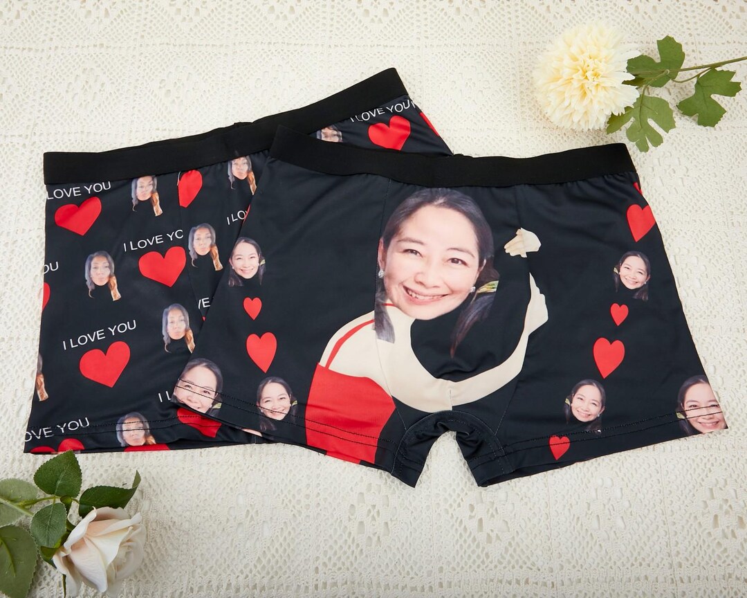 Custom Boxers With Picture, Personalized Boxers for Men, Photo Boxers ...