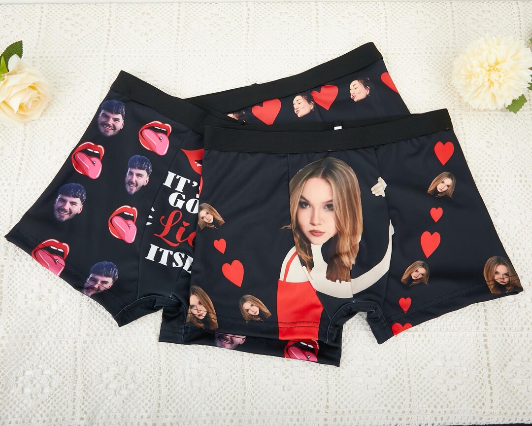 Personalized Underwear for Men, Custom Boxers With Picture, Underwear ...
