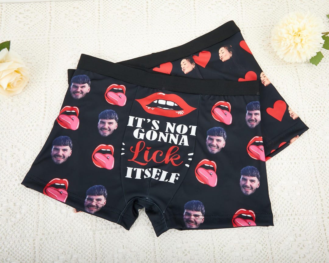 Custom Face Boxers With Name for Anniversary,personalized Photo ...