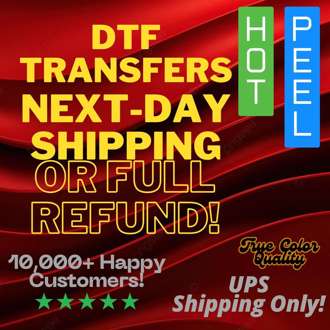 Bulk DTF Transfer, DTF Transfers, Custom DTF Transfers, Direct to Film ...