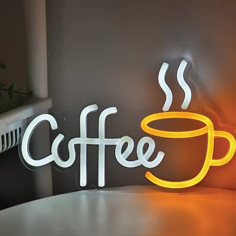 Light up Coffee Sign - Etsy