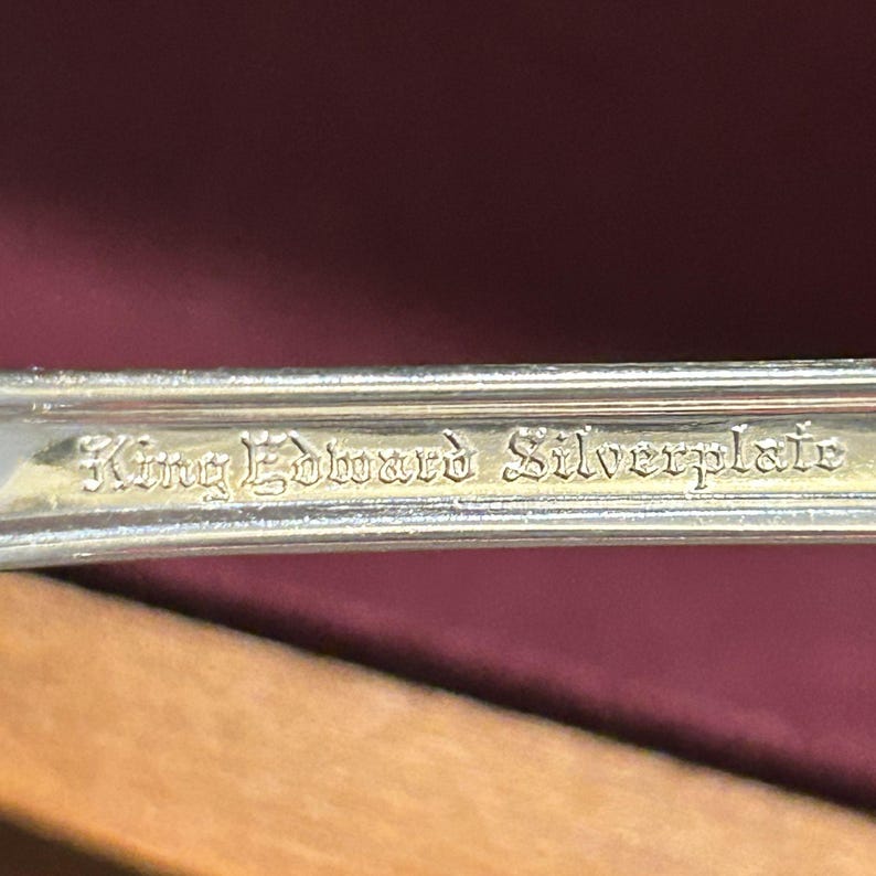 EUC Box King Edward Silverplate Flatware Holiday 46 Pieces 1951 Service ...