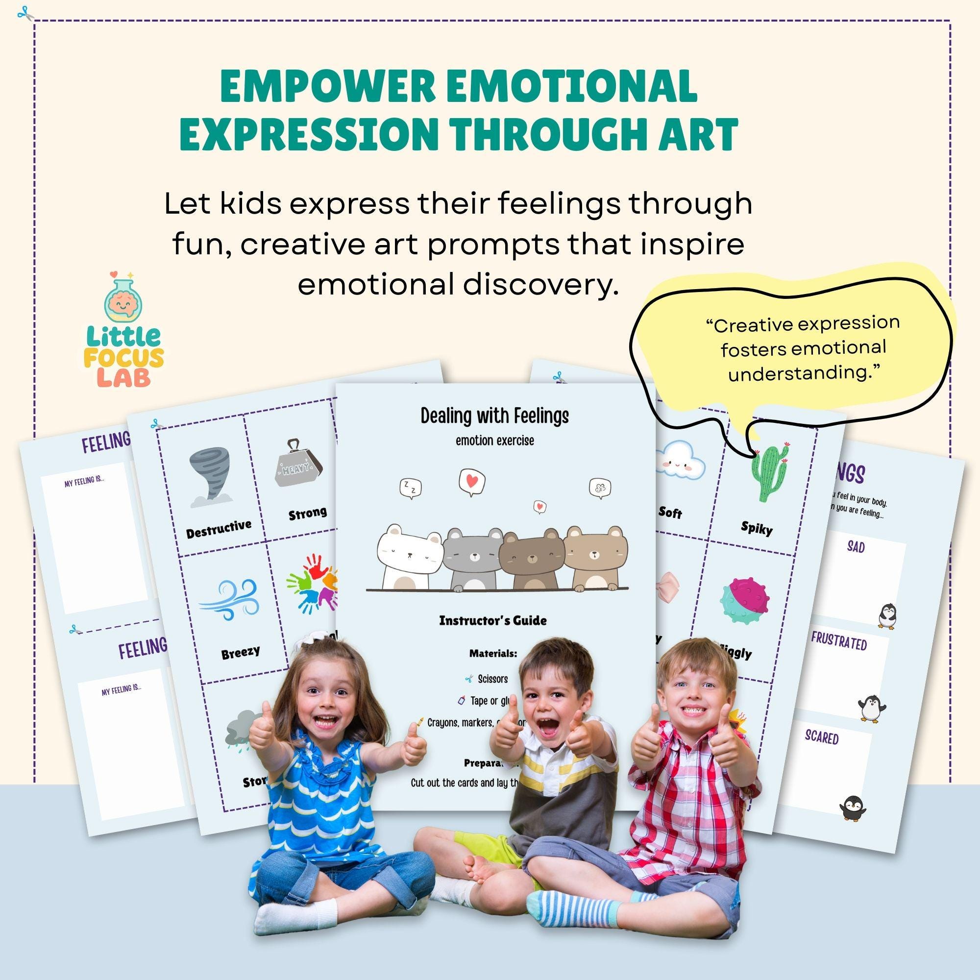 Feelings Worksheet for Kids | Emotions Chart PDF | Calm Down Corner ...