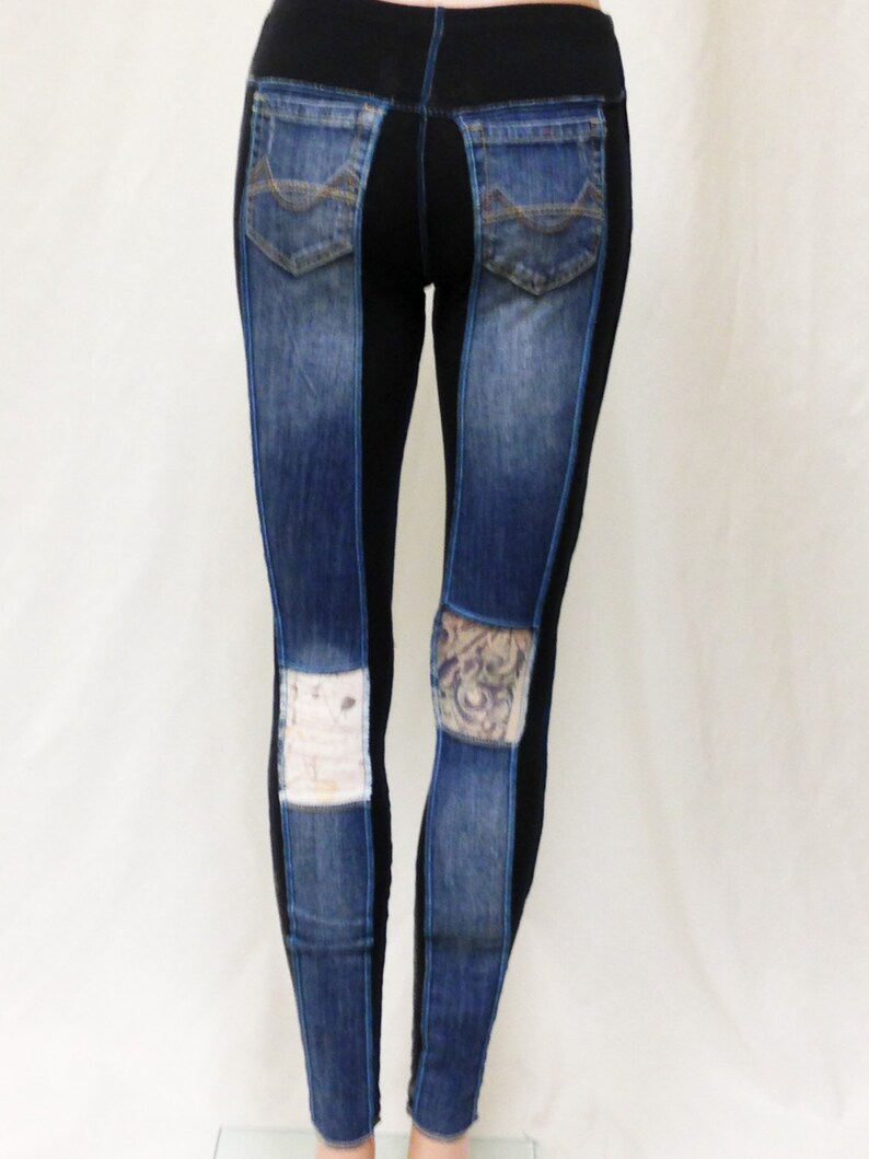 One of a Kind Jeans / Skinny Jean / Form Fitting / Handmade Clothing ...