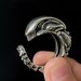Silver Alien Ring, Silver Ring, Xenomorph Space Cosmic Creature Ring ...