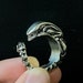 Silver Alien Ring, Silver Ring, Xenomorph Space Cosmic Creature Ring ...