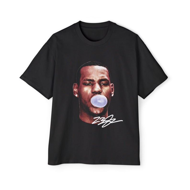 Lebron James Game Face Oversized Tee Basketball Shirt Classic 90s ...
