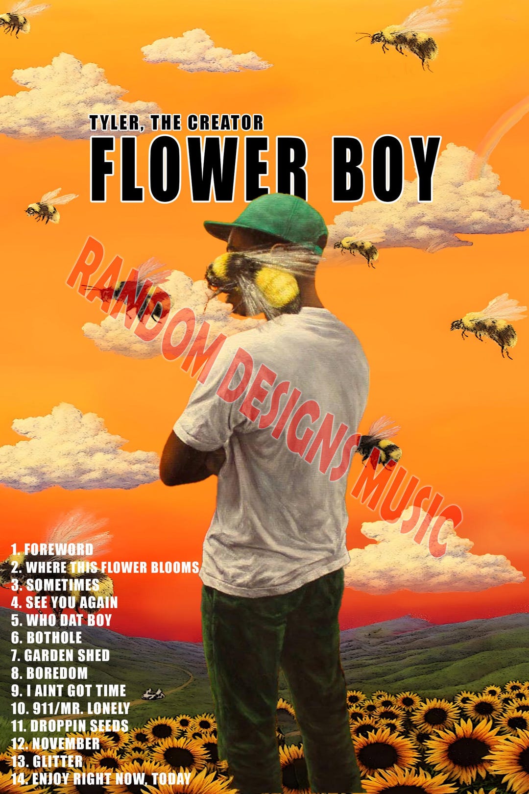 Tyler, the Creator Flower Boy Poster - Etsy