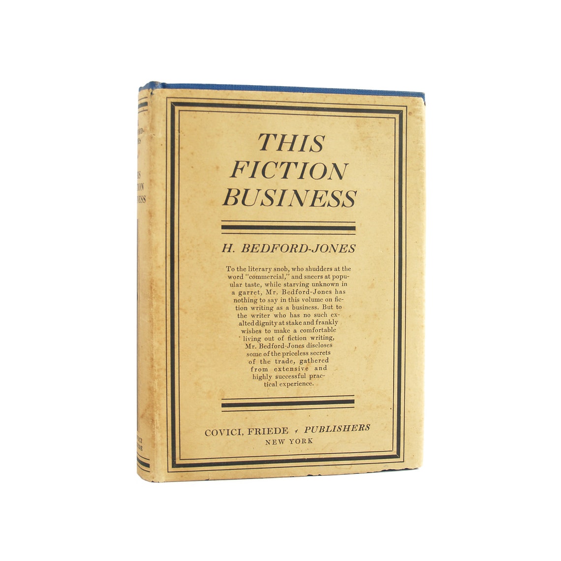 This Fiction Business Rare 1929 Guide to Publishing for - Etsy