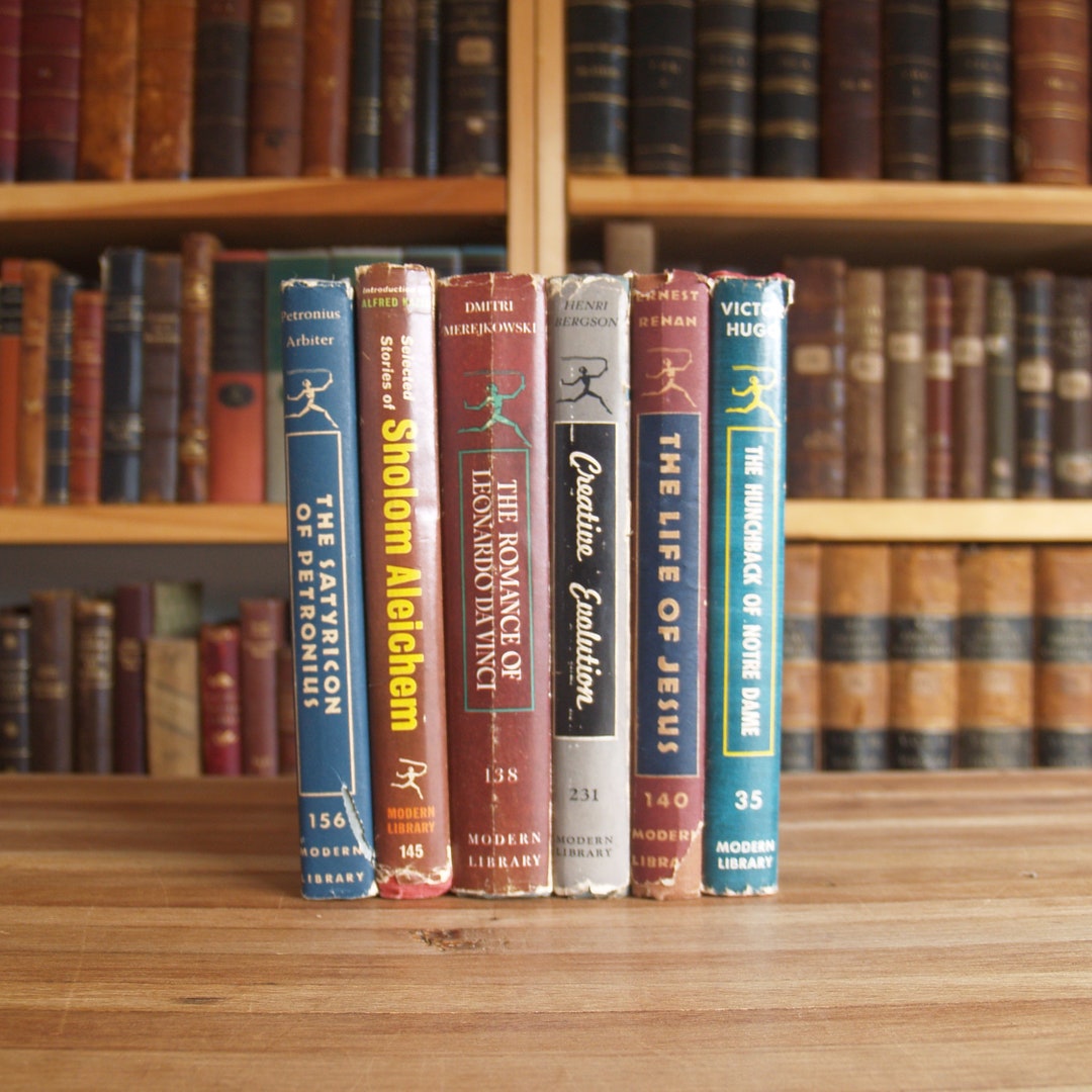 Collection of Six Vintage Modern Library Classics With Original Jackets ...