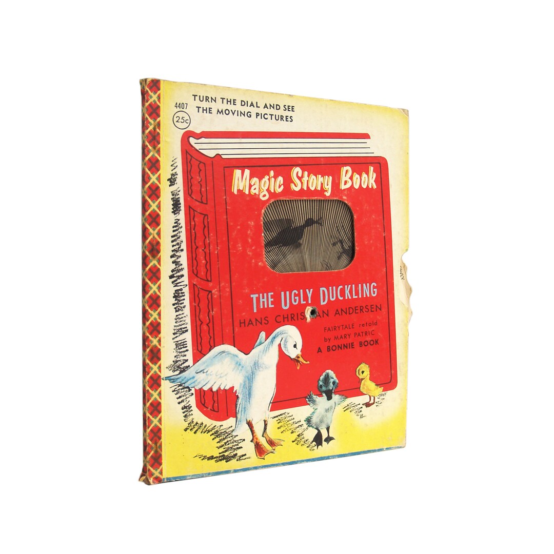 The Ugly Duckling Magic Story Book - Vintage 1955 Moveable Children's ...
