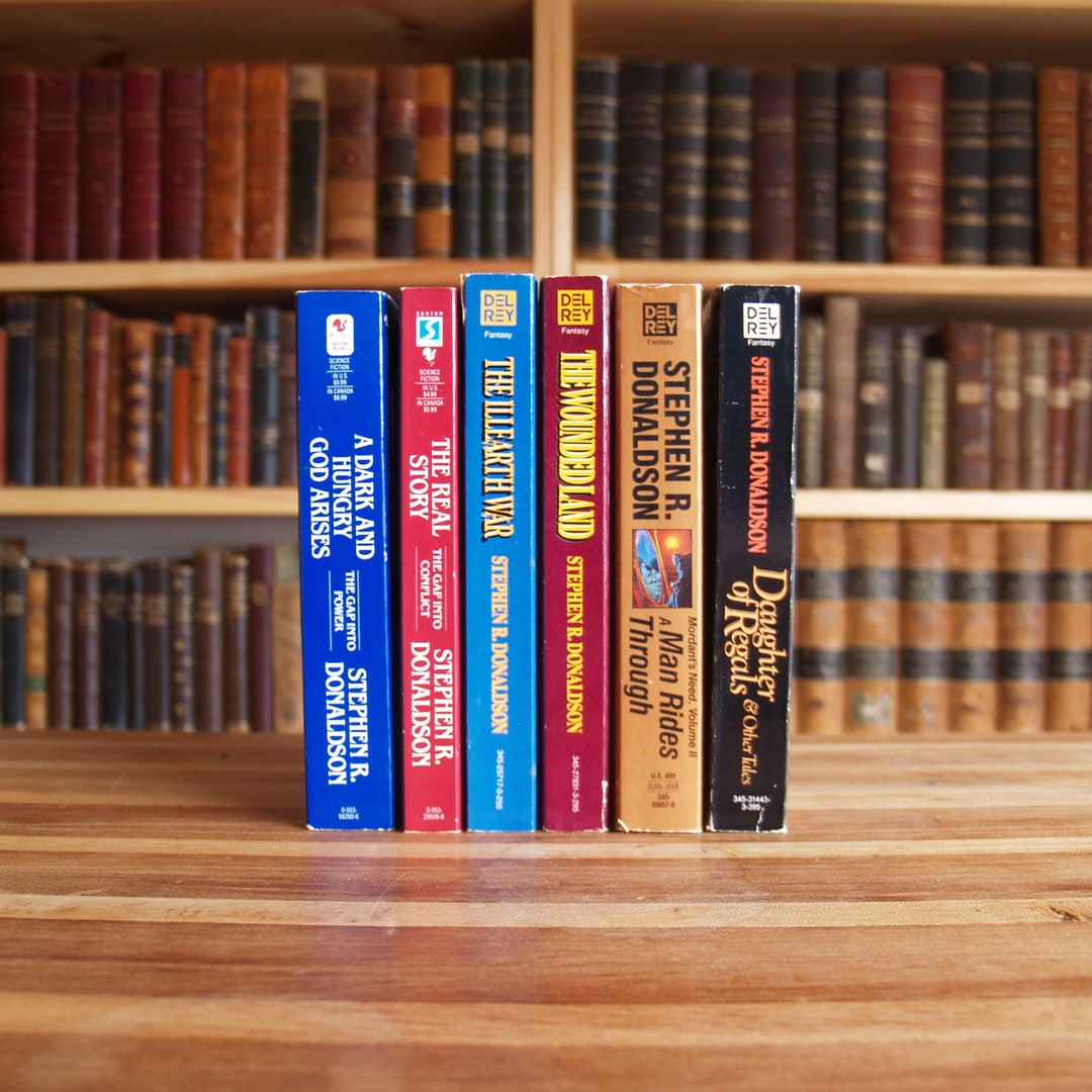 Six Vintage Stephen R. Donaldson Science Fiction / Fantasy Paperbacks ...